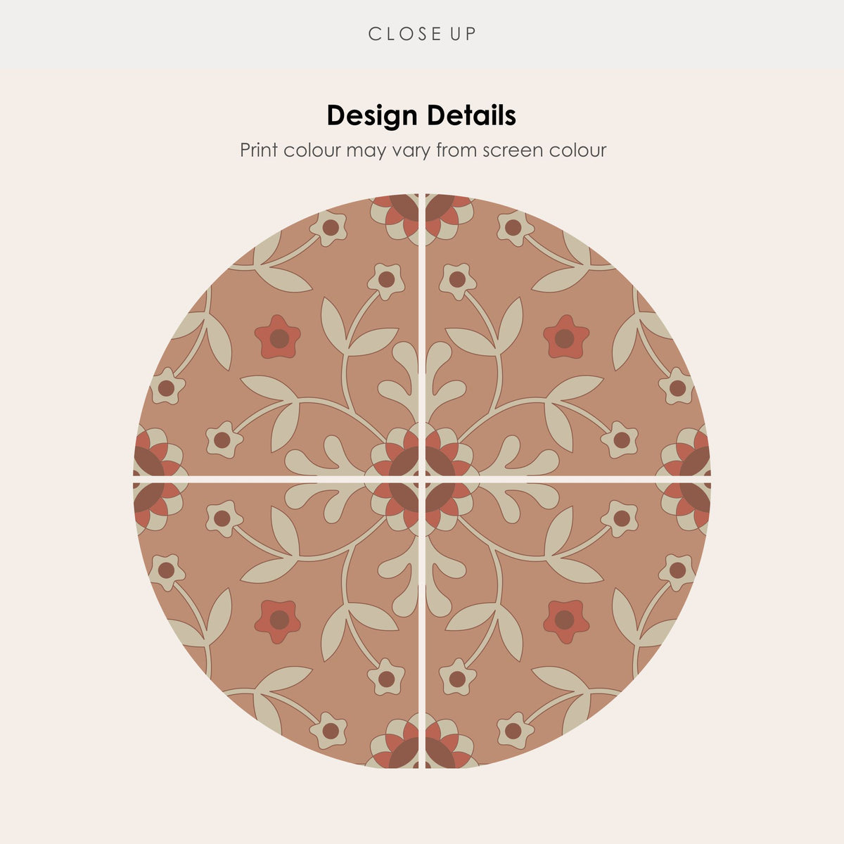 Calypso Vinyl Tile Sticker