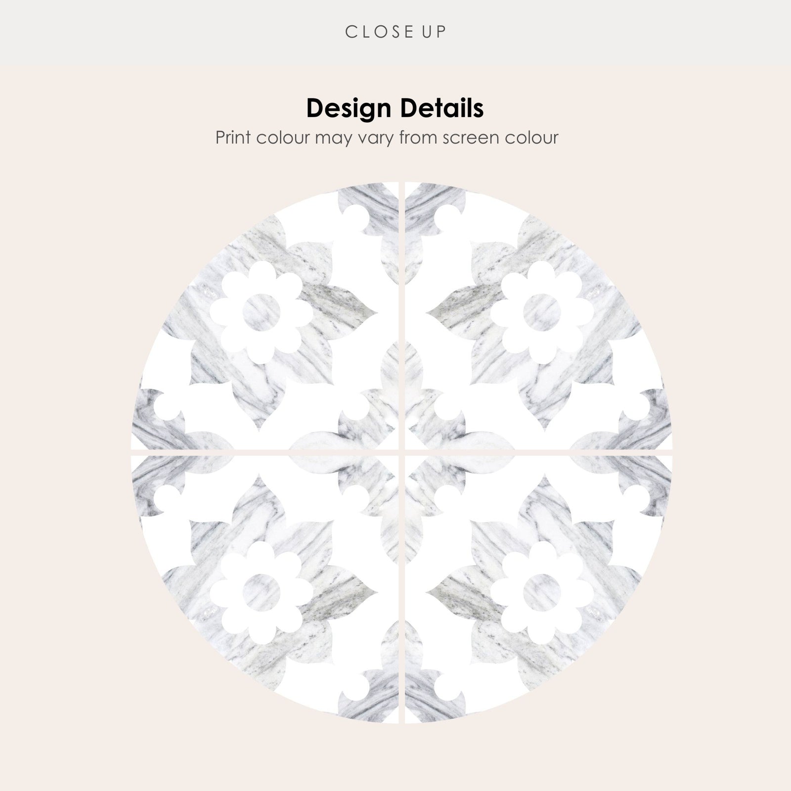 Campagne Marble Vinyl Tile Sticker