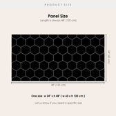 Hexa in Black Wallpaper