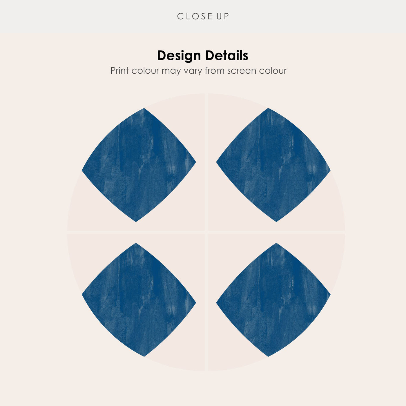Diamond in Indigo Wallpaper