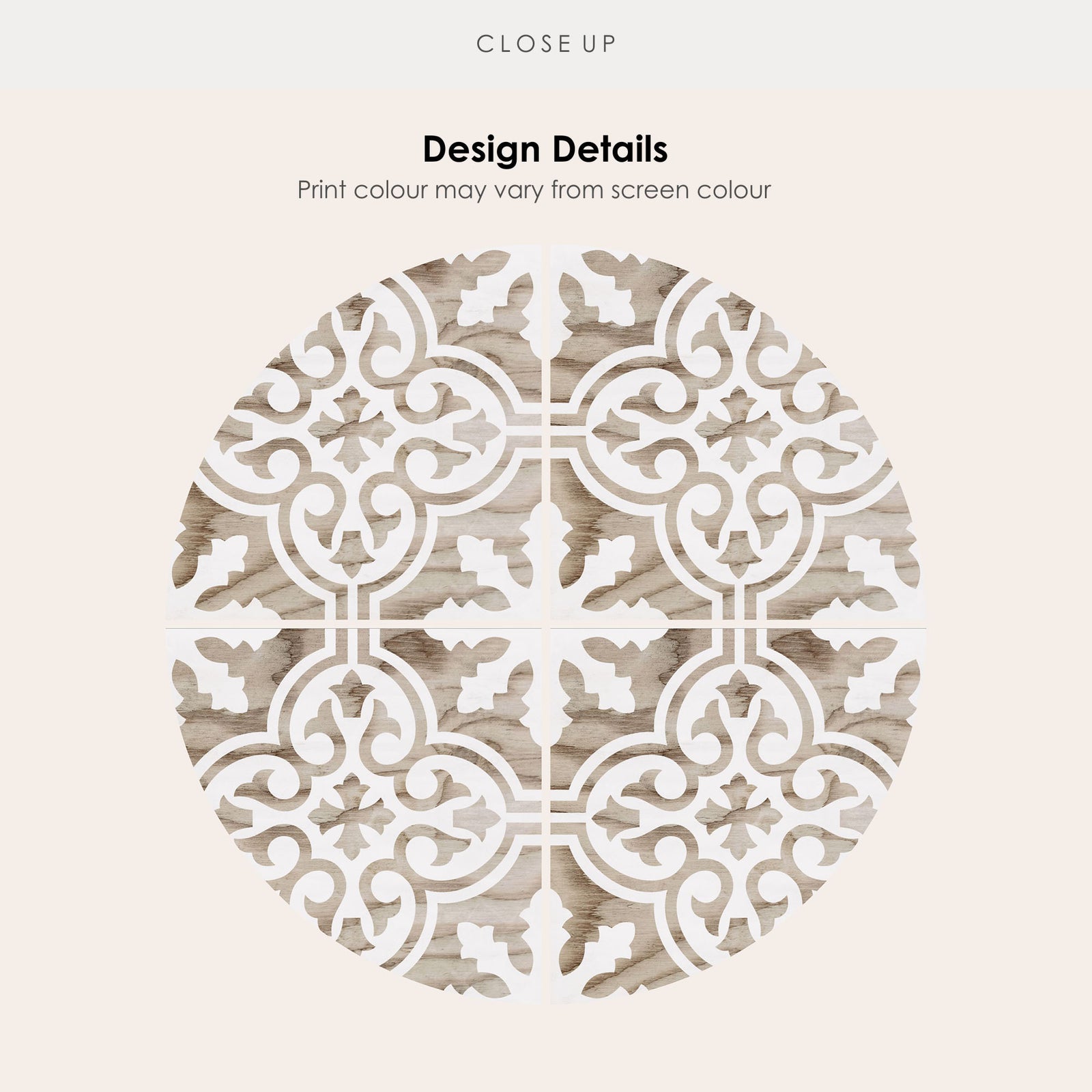 Floc in Wood Stair Riser Stickers