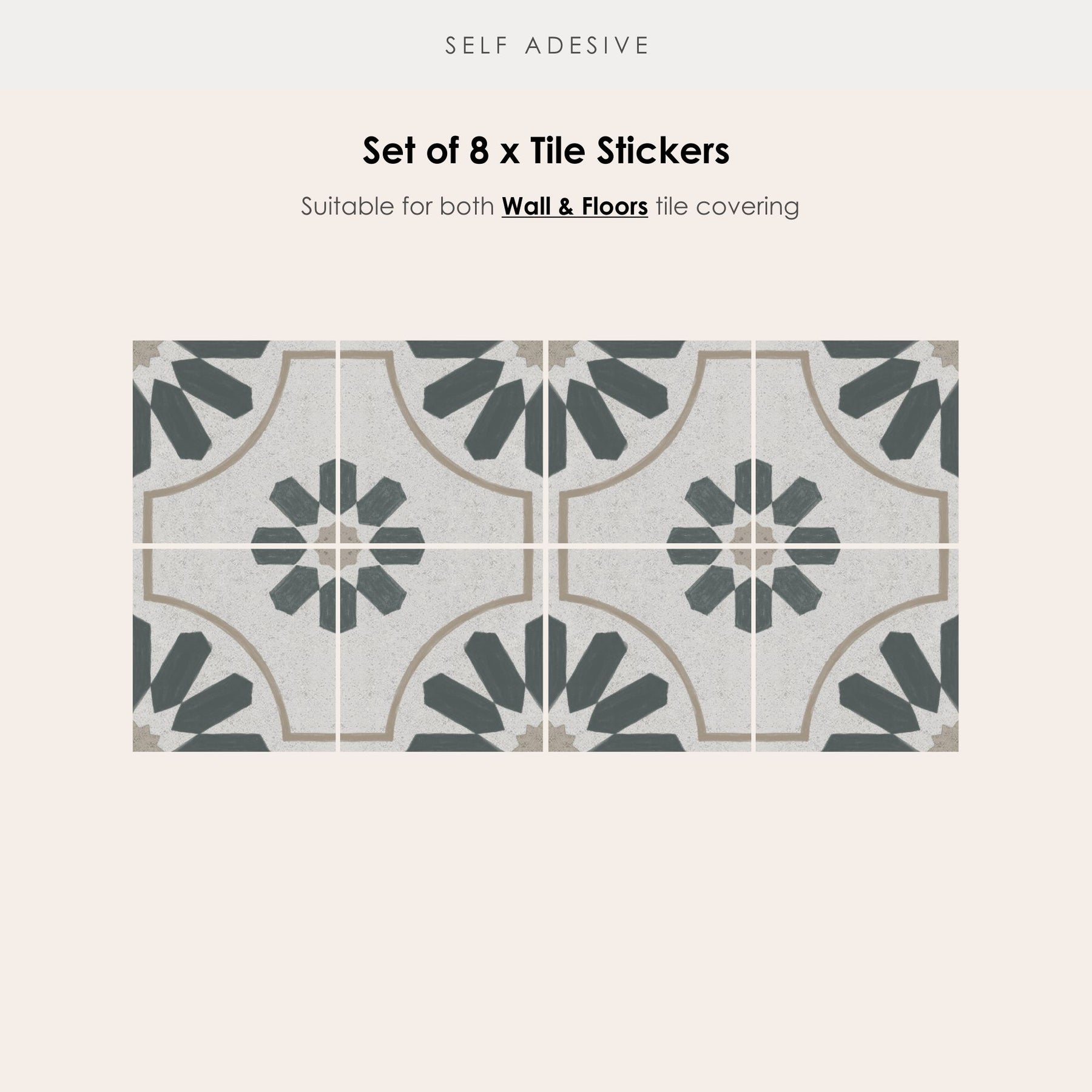 Almeria Vinyl Tile Sticker