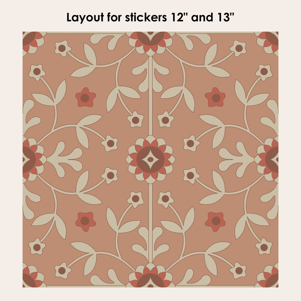 Calypso Vinyl Tile Sticker