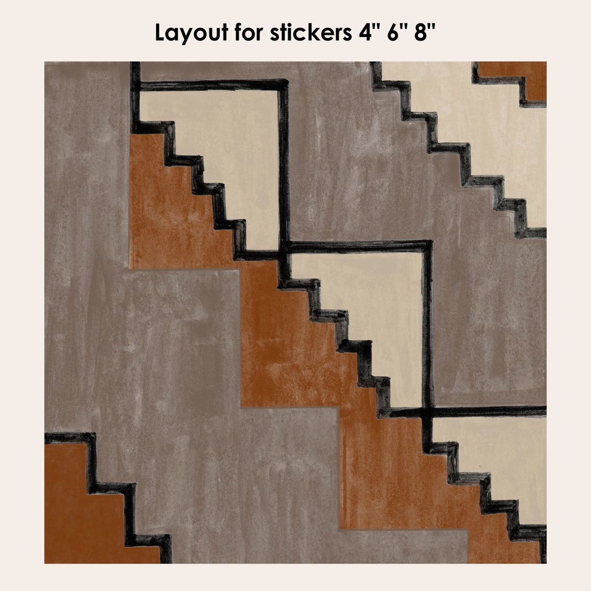 Apache Vinyl Tile Sticker