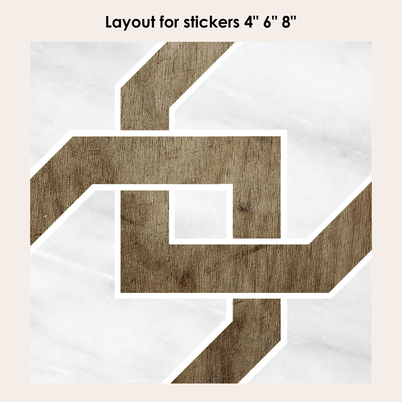 Zephyr Vinyl Tile Sticker