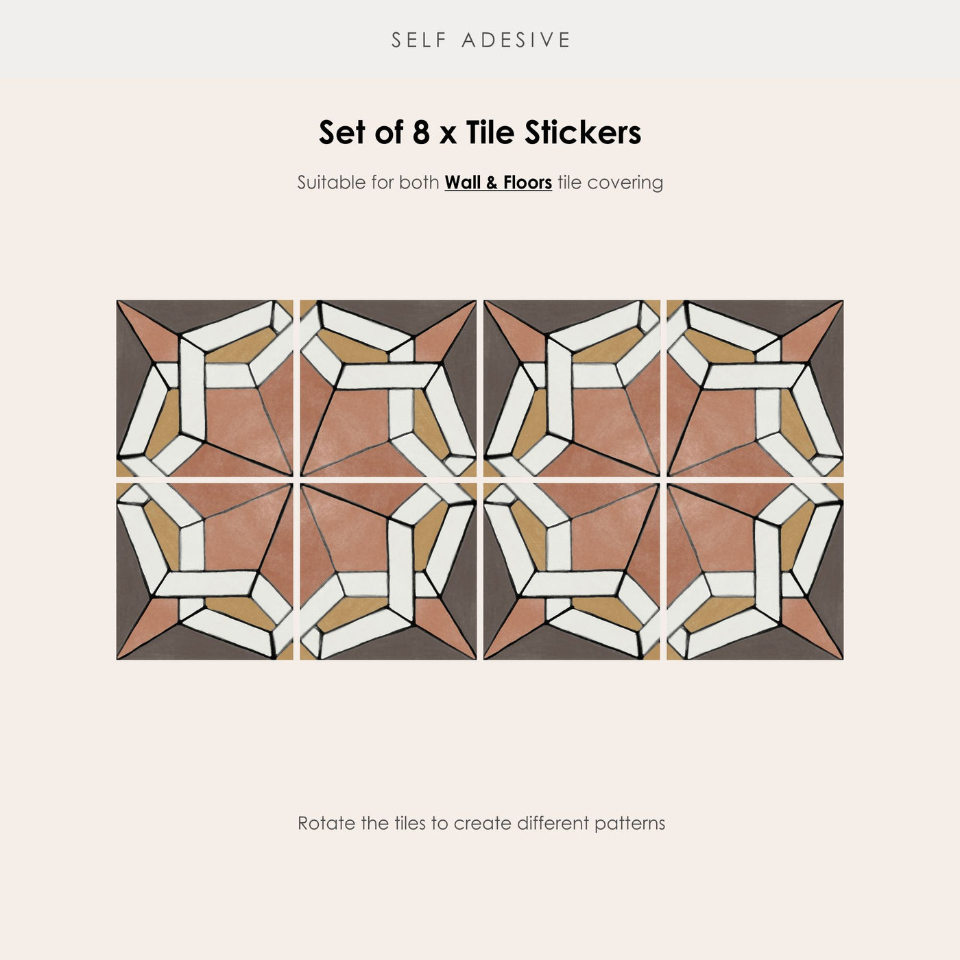 Vicenza Vinyl Tile Sticker