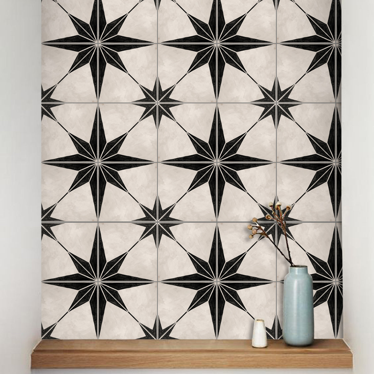 Removable Vinyl Wall Decal Astra Black