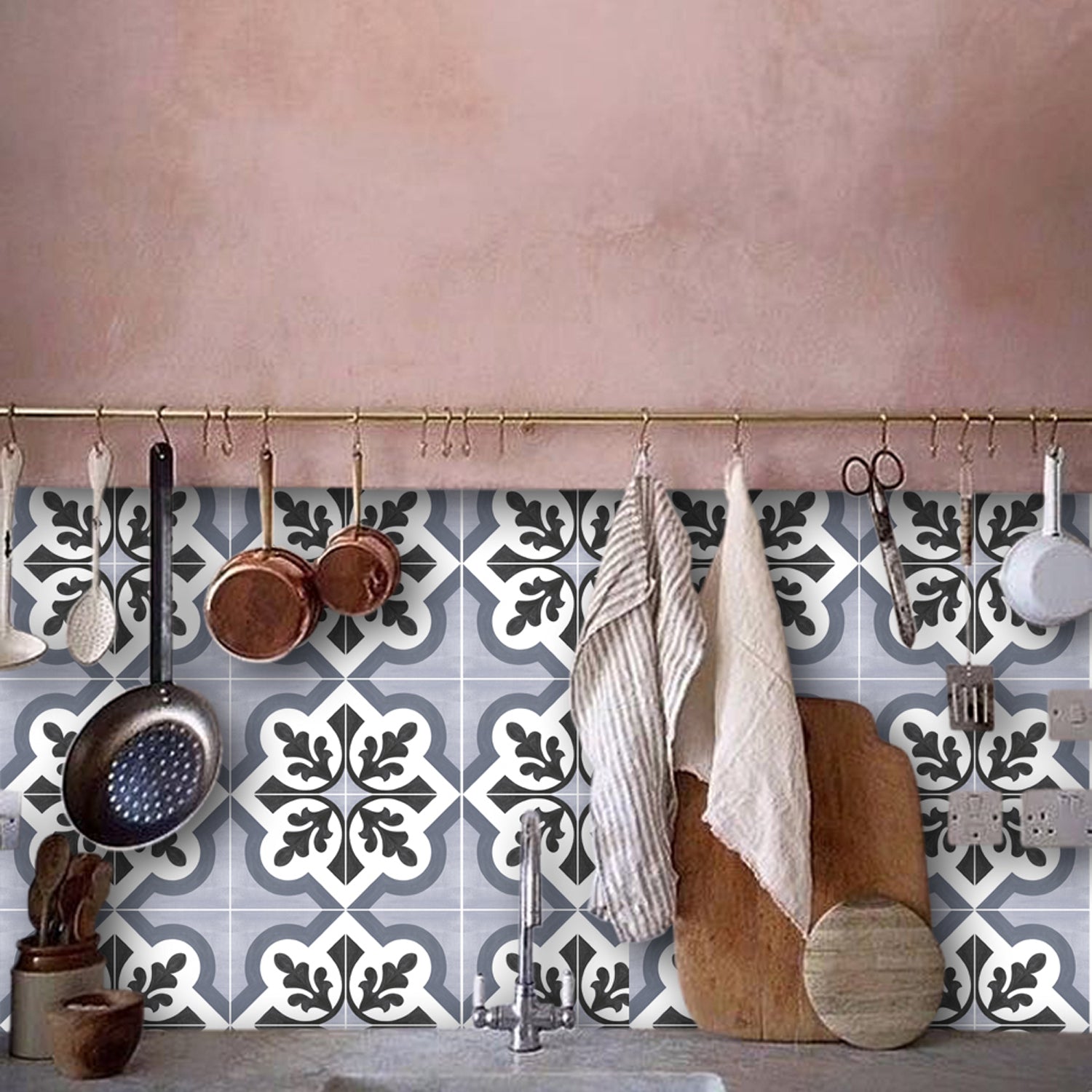 PROMO! Verona Vinyl Tile Sticker Pack - 12 pcs pack in 10 cm