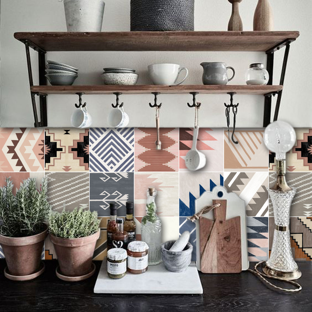 18 Desert Loom Tile Sticker Sampler Gift Set inc. Free Shipping