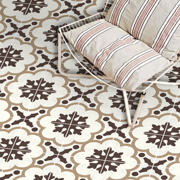 Genova in Greige Vinyl Tile Sticker